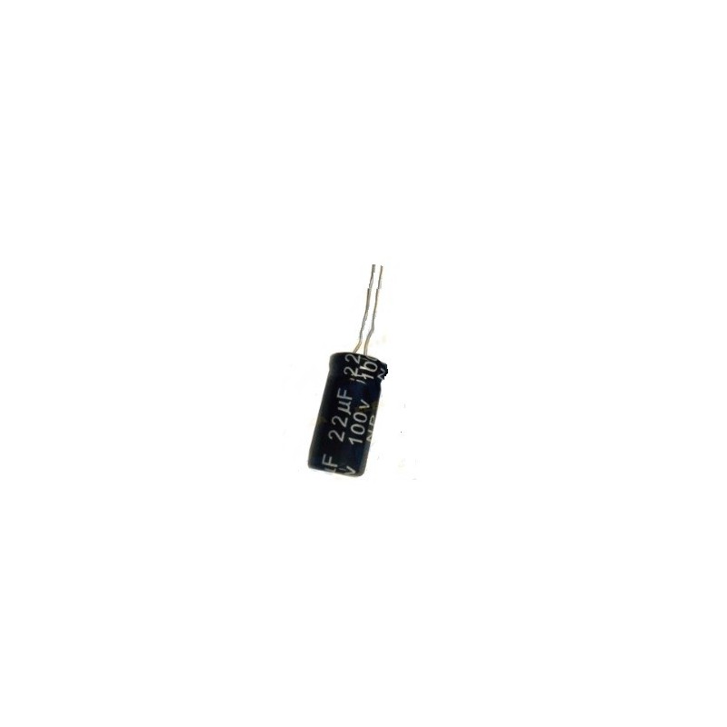 Capacitor electrolítico 22µF 100V