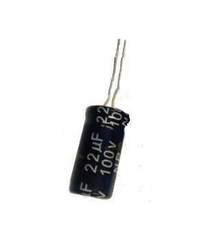 Capacitor electrolítico 22µF 100V