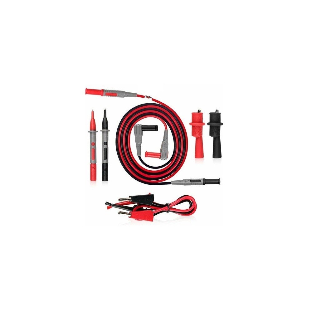 Juego puntas para multímetro con caimanes