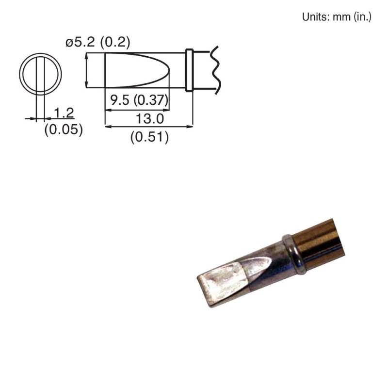 Punta para cautin Hakko T15-DL52